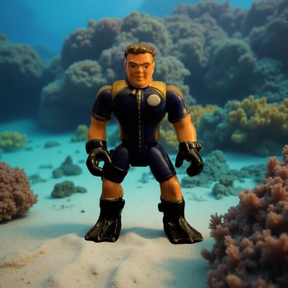 Fisher-Price | Toys | Fisher Price Imaginext Articulated Deep Sea Diver ...